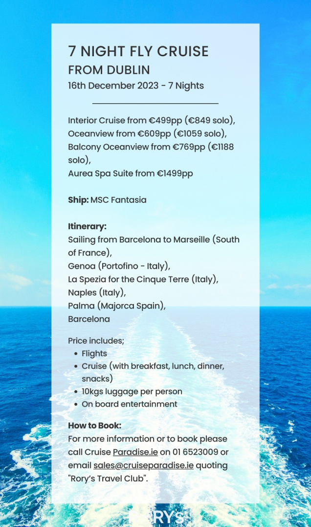 Rorystravelcluboffer2 – Rory's Travel Club